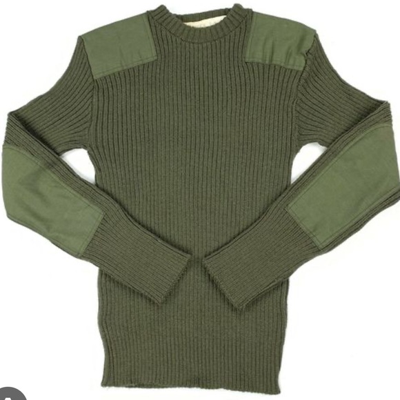 USMC | Sweaters | Vintage Us Marine Corp Wool Wooly Pully Olive Green ...
